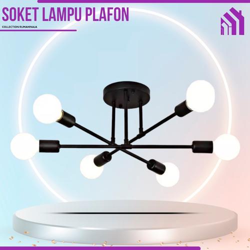 Jual Soket Fitting Lampu LED Plafon Modern Kamar Ruang Tamu Minimalis ...