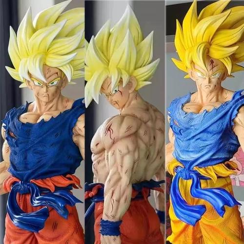 Jual Dragon Ball Z Son Goku Super Saiyan Jumbo 43 cm Figure - Biru ...
