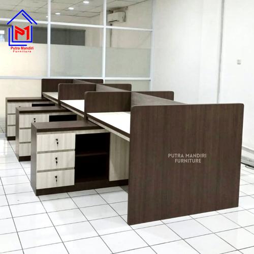Jual Meja Workstation Custom PT. Penascop Ship Management - Kota Bekasi ...