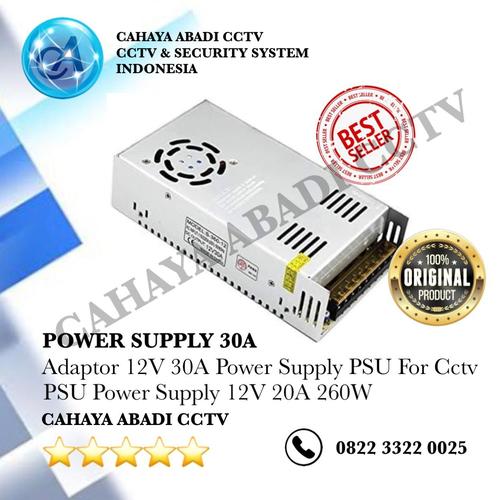Jual TRAFO ADAPTOR POWER SUPPLY 12V 30A 260W POWER SUPPLY 30A JARING ...