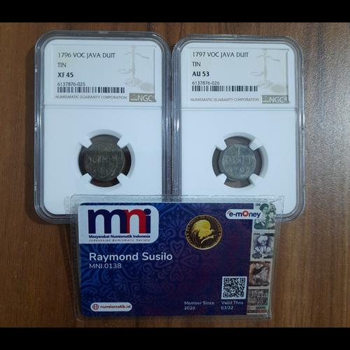 Jual 2 Pcs Koin Timah Indonesia Kuno Zaman Penkajahan Belanda Java Duit ...