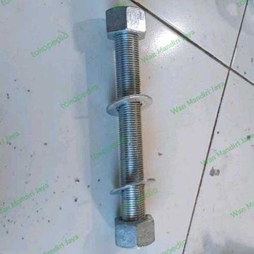 Jual asdrat stut bolt baja m38 x 350 mm baja galvanis putih - Jakarta ...