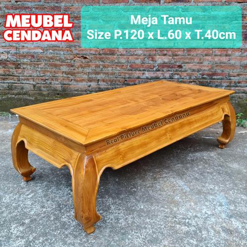 Jual meja tamu minimalis kayu jati solid, meja tamu jati asli - Kab ...