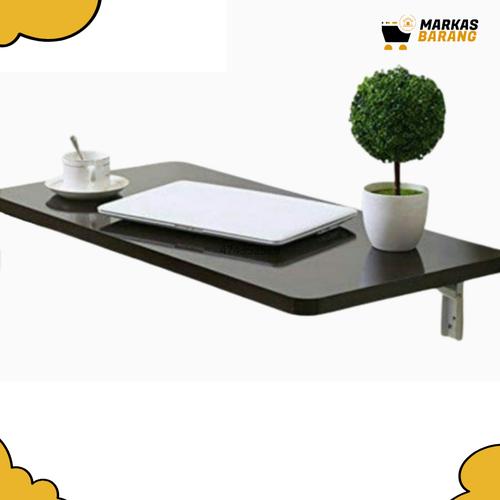 Jual Meja Lipat Siku Ambalan/Meja Bracket Lipat - 80x40+B 20cm, Putih ...