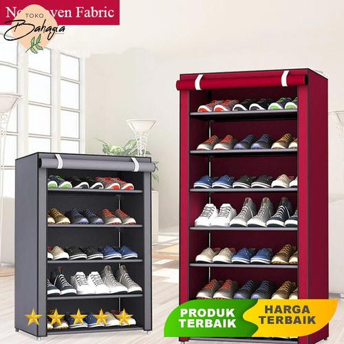 Jual Rak Sepatu Sandal Multilayer Shoe Rack Cloth Cabinet Storage ...