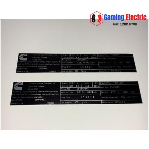 Jual name plate panel / Name Tag Alumunium Ukuran 20 x 3 cm - Kab ...