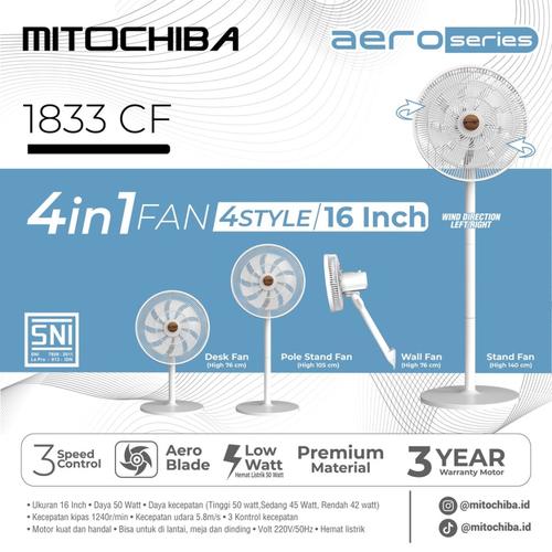 Jual Kipas Angin Mitochiba 4in1 CF1833 CF 1833 Aero Fan 16 Inch 4 In 1 Mito - Kota Pontianak ...