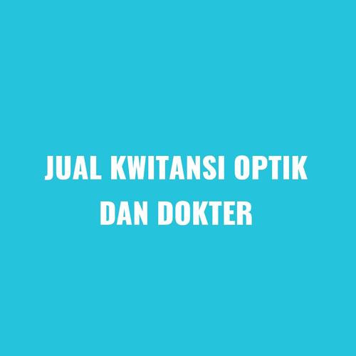 Jual kwitansi kuitansi optik dan dokter - Jakarta Pusat - Toko ...