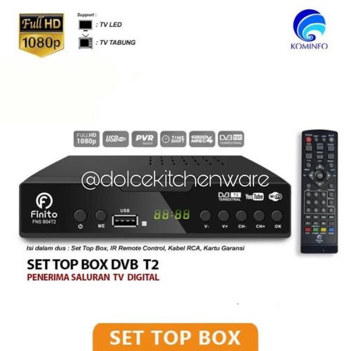 Jual Set Top Box TV Digital Finito DVB T2 Analog to Digital - Kota ...