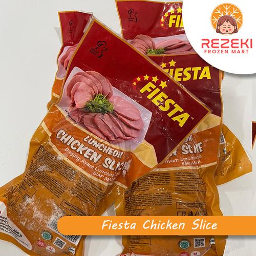 Jual Fiesta Chicken Slice 300 Gr Luncheon HAM Daging Ayam Burger Murah ...