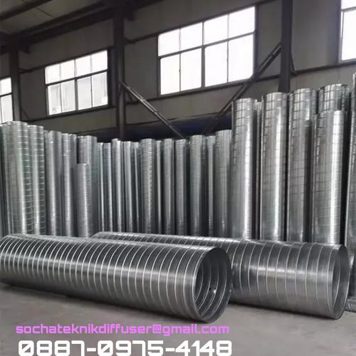 Jual Spiral ducting / pipa ducting UK. 4" s/d 20" inchi 1 meter #fyp ...
