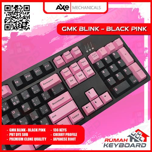 Jual KEYCAP - KEYCAPS - CHERRY - GMK BLINK BLACK PINK - PBT - DYE SUB ...
