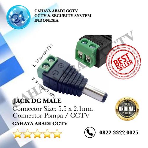 Jual JACK DC MALE JEK DC MALE KONEKTOR DC MALE - Jakarta Barat - Cahaya ...