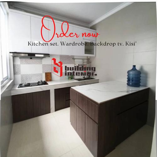 Jual set meja Island meja Island kitchen Island - Kota Depok - building ...