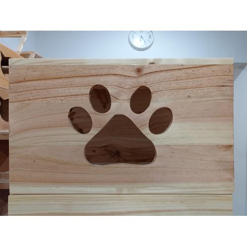Jual Cat Play House Cat Room Cat Box Mainan Kotak Kucing Kayu Jati ...