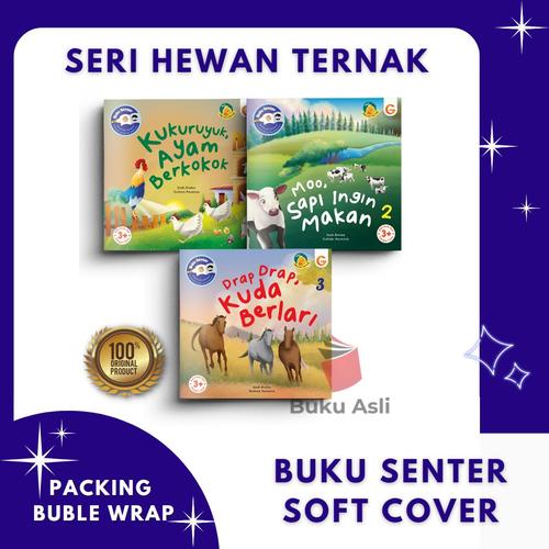 Jual Seri Hewan Ternak Buku Anak Buku Senter 1 set 3 buku Soft Cover ...