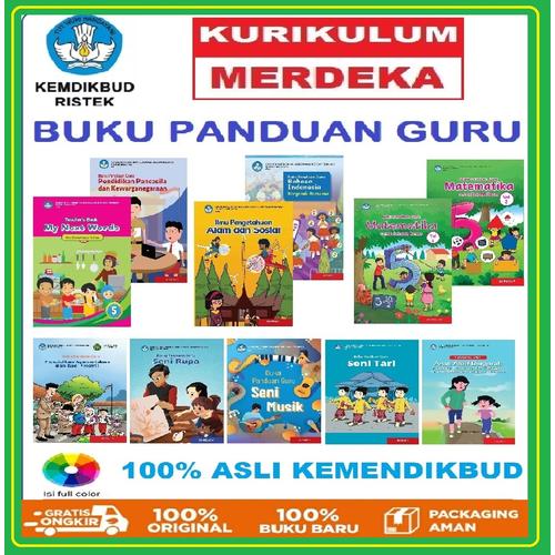 Jual Buku Panduan Guru SD Kelas 5 - Buku Guru SD Kelas V Kurikulum Merdeka - EXTRA PACKING - Kab ...