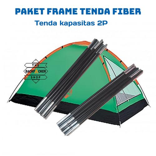 Jual Paket Frame tenda fiber kapasitas Tenda kemping 2P - Kota Bekasi ...