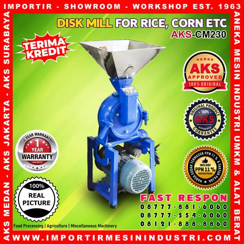 Jual Mesin Giling Tepung Disk Mill CM230 / Penepung TERBAIK AKS ...