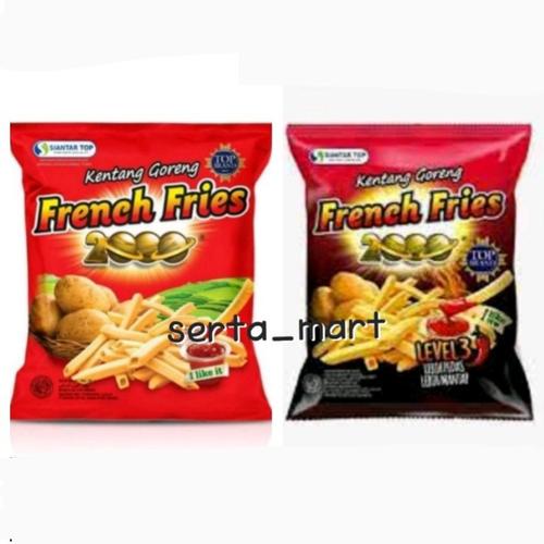 Jual French Fries 2000 - Snack Kentang Premium 62gr - French Fries ...