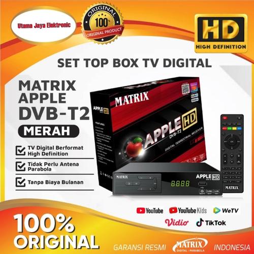 Jual Set Top Box Matrix Apple HD DVB T2 Digital - Jakarta Barat - Utama ...