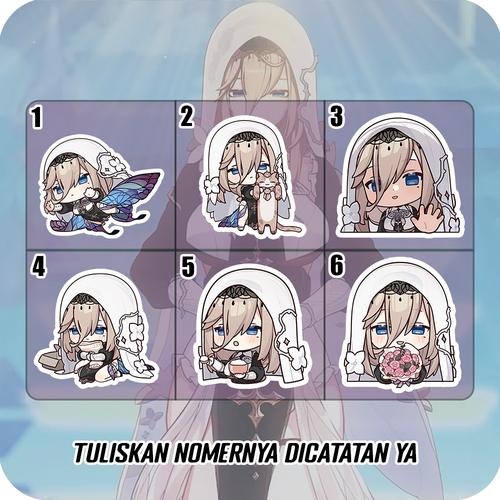 Jual Stiker Glossy Aponia Honkai Impact, Sticker Anime Untuk HP, Laptop ...