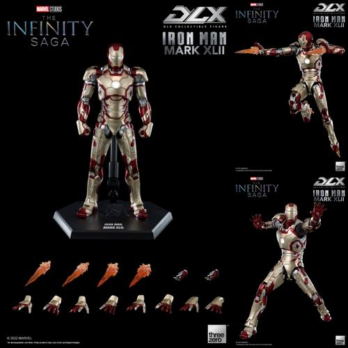 Jual Threezero 3Z0251 1/12 The Infinity Saga - DLX Iron Man Mark 42 ...