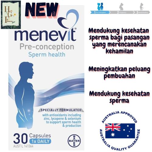Jual Menevit Pre-conception Sperm health 30 Capsules - Kota Tangerang ...