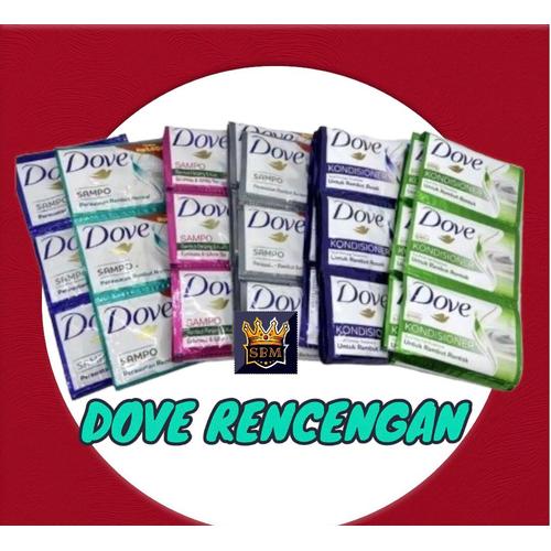 Jual SBM ~ UNILEVER Dove Shampo Shampoo RENCENG | 12 SACHET X 9ML ...