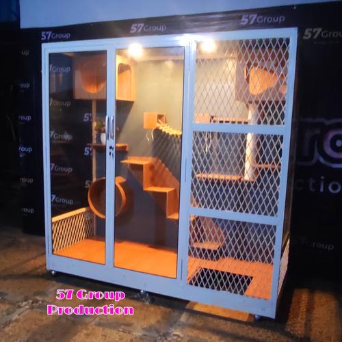 Jual cathome catquarium house alumunium sultan - kandang kucing ...