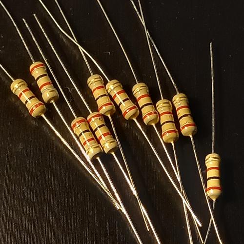 Jual Resistor 2K Ohm 1/2 watt toleransi 5% isi 10pcs - Kota Tangerang ...