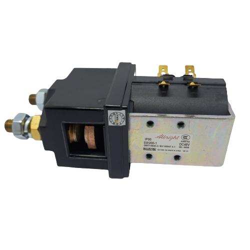 Jual ALBRIGHT Single Acting Solenoid Contactor SW200-1 48V For Forklift ...