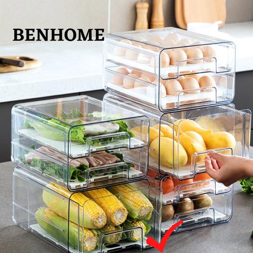 Promo Rak Organizer Kulkas Multifungsi Storage Sayur Box Kotak Brokoli ...
