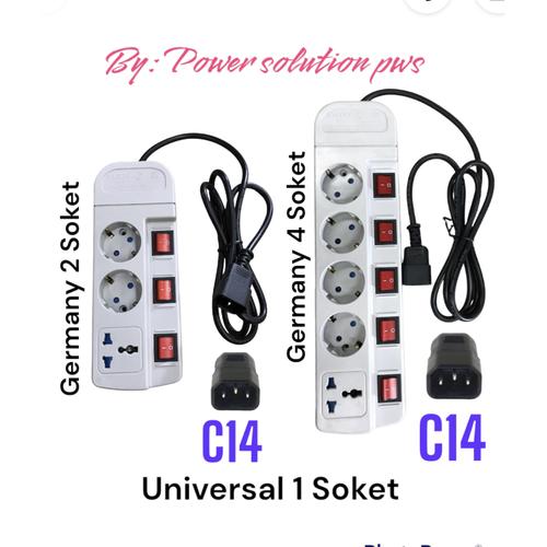 Jual Jack konverter UPS IEC320 C13 C14 / Converter CEE colokan kaki 3 ...