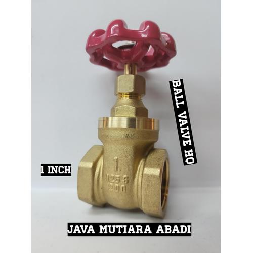 Jual Gate Valve Kuningan HQ 1" / Merek HQ 1 inch - Jakarta Barat - Java ...