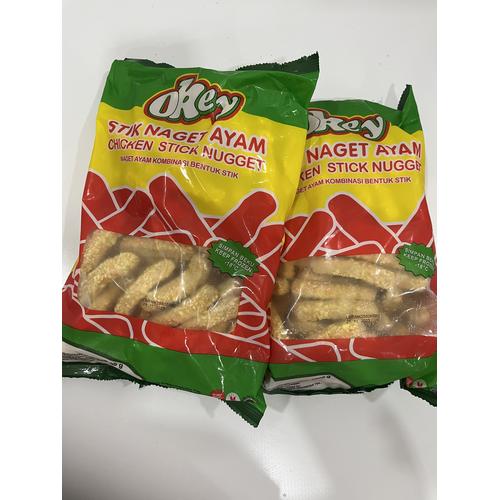 Jual Okey Nugget Stick Ayam 1kg Frozen Food Murah Naget Stik - Kota ...