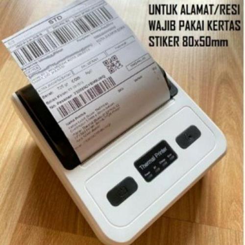 Jual printer thermal bluetooth cetak resi marketplace pakai label ...
