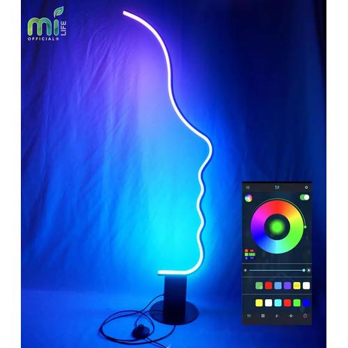 Promo MILIFE SMART RGB HUMAN FACE FLOOR LAMP MINIMALIS AESTHETIC LIGHT ...