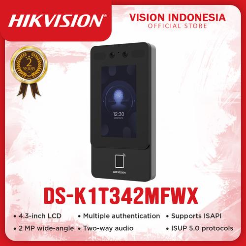 Jual HIKVISION DS-K1T342MFWX / WIFI ACCESS CONTROL FACE and FINGER with LAN - Jakarta Utara ...