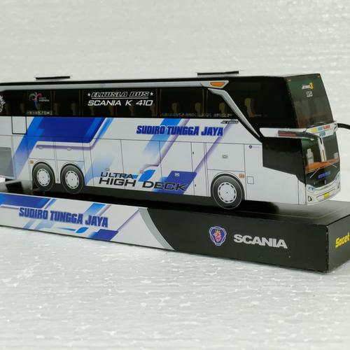 Jual MINIATUR BUS SUDIRO TUNGGA JAYA ANNO UHD ULTRA HIGH DECK ...