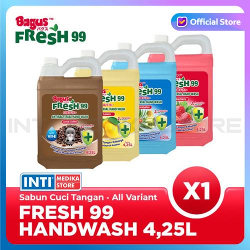 Promo BAGUS - Sabun Cuci Tangan FRESH 99 4.25L Cair | Antibacterial ...