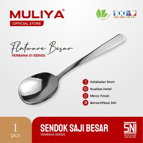 Jual Sendok Saji Besar / Serving Spoon Verbana Mirror Finish Muliya (1 ...