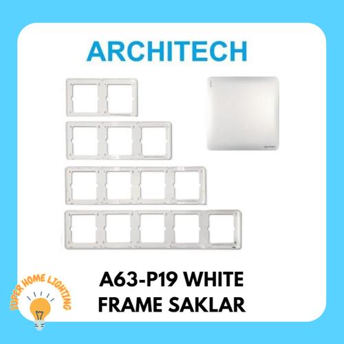Jual [SHL] Architech Infinity White FRAME/BINGKAI Stop Kontak/SAKLAR ...