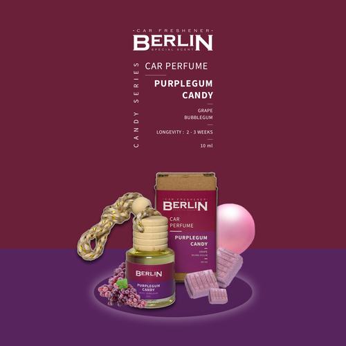 Promo Berlin Parfum Mobil Gantung Pengharum Ruangan - Purplegum Candy ...