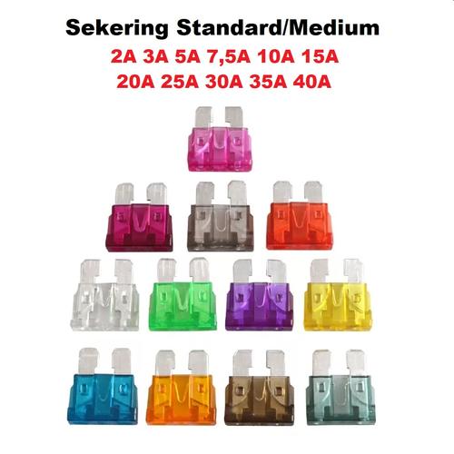 Jual Fuse Sekering Standard Medium Blade Mobil Kendaraan Bermacam ...