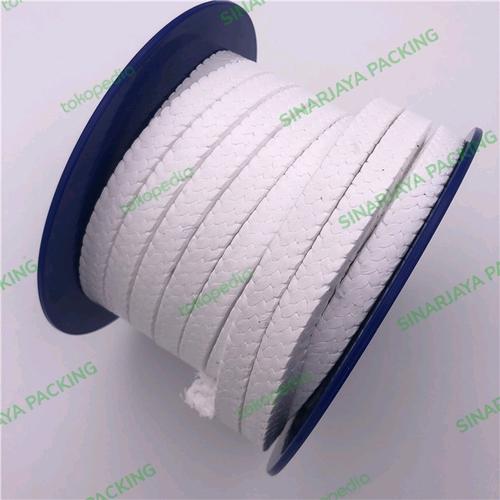 Jual Gland packing square pure teflon PTFE 5/8" 15mm x 15mm x 1000mm ...