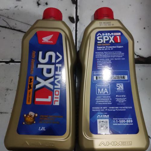 Jual oli SPX 1 AHM 1200 ml 1,2L liter oil full synthetic 10w30 API SL ...