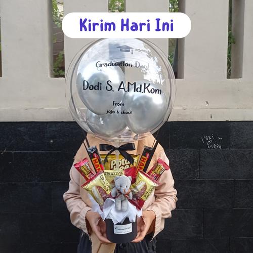 Jual Bucket Balon Snack Premium ChocoPie + PotaBee + Beng2 + Hanzel ...