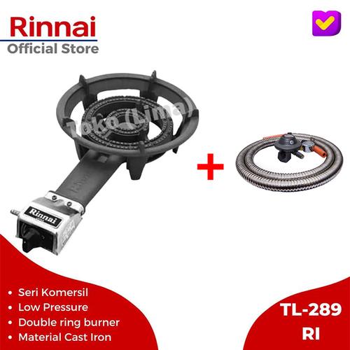 Promo Kompor Mawar Rinnai TL 289 RI Kompor Gas Komersial Rinnai Kompor ...