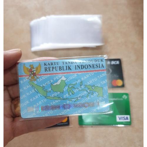 Jual Plastik Mika Pelindung Kartu ATM Kartu Etoll Emoney MRT KRL SPBU ...